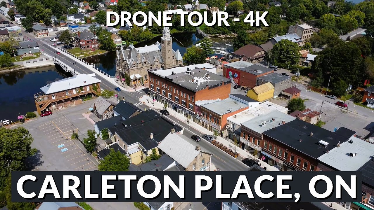 🌟 Captivating Carlton Place, Ontario: A Stunning 4K Drone Experience! 🚁 ...