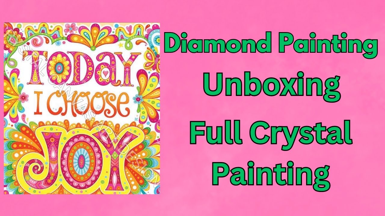 Diamond Painting Unboxing - Full Crystal Canvas - Crystal Canvas Art ...