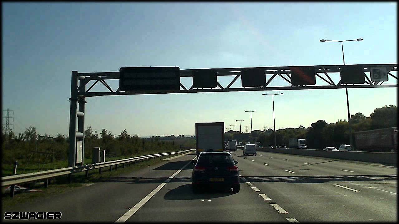 295 - United Kingdom. England. M1 / M25 Interchange [HD] - YouTube
