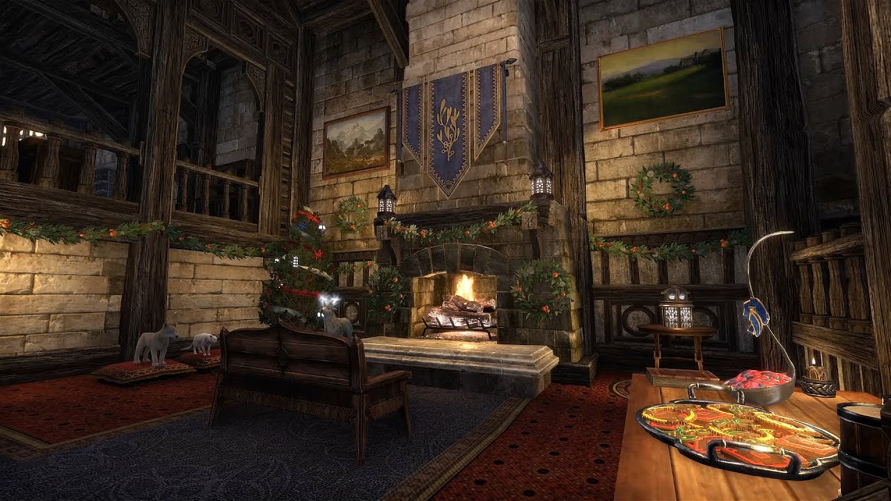 I Decorated A Cozy Christmas Lighthouse In ESO - YouTube