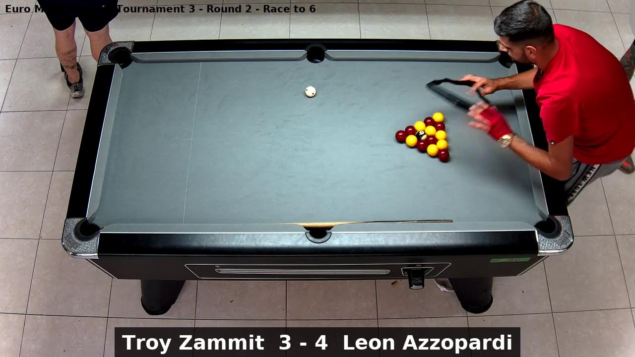 Troy Zammit vs Leon Azzopardi | Euro Mens Ranking Tournament 3 | Round ...