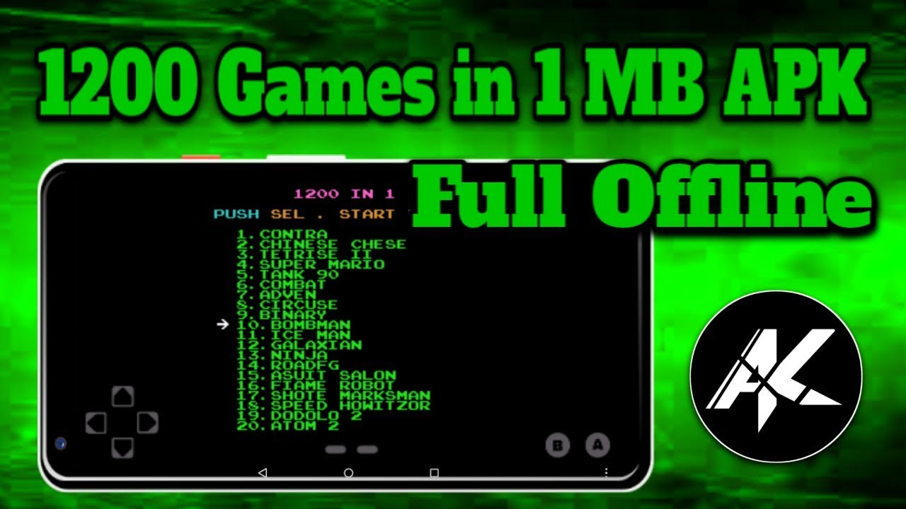 Download 1200 games in 1mb apk | AK GAMER 193 - YouTube