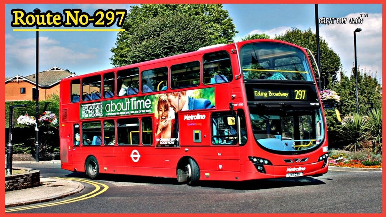 🇬🇧London Bus🚌Ride|Route No 297 Willesden to Ealing Broadway|Double ...