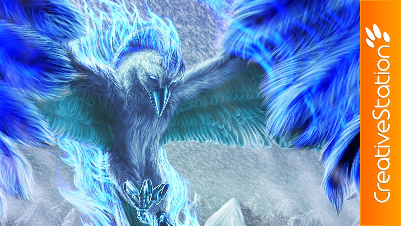 Frozen Phoenix - Speed Painting (#Photoshop) | CreativeStation - YouTube