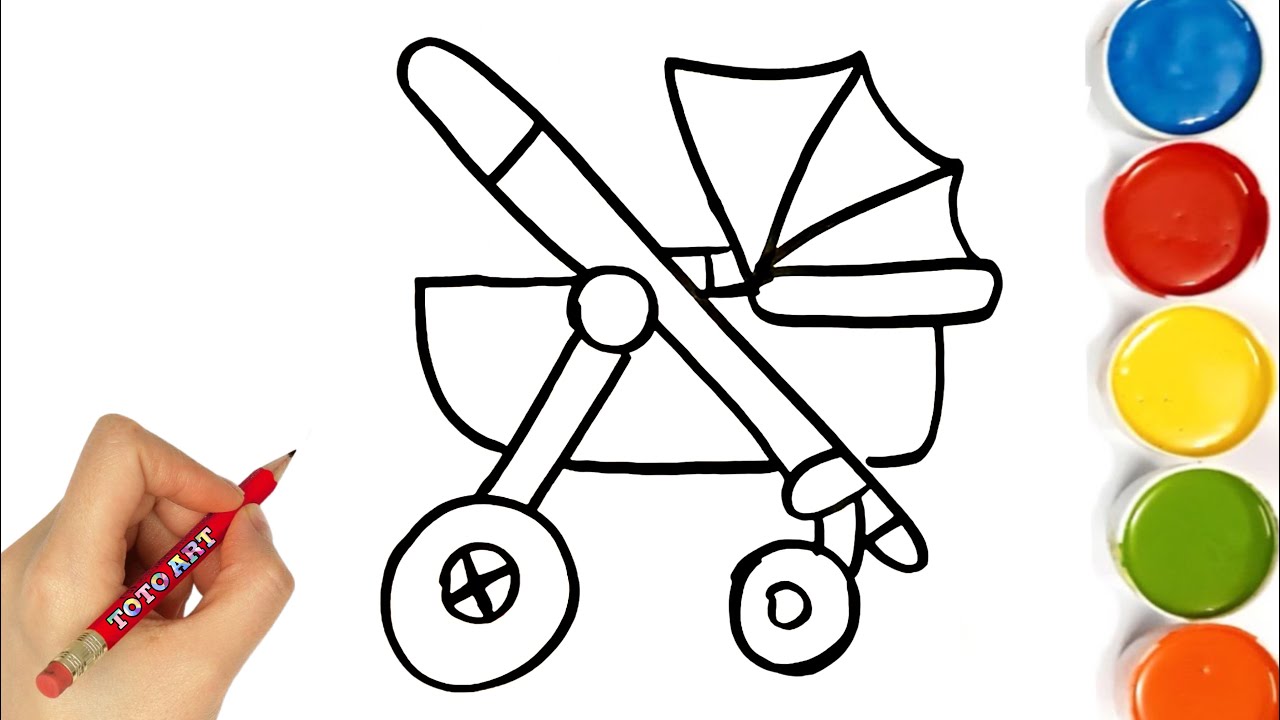 Drawing, Painting and Coloring for Kids & Toddlers|How to draw Baby ...