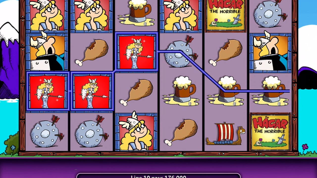 HAGAR THE HORRIBLE Video Slot Casino Game with a VIKING ATTACK FREE ...