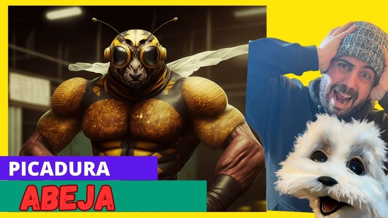 PICADURA de ABEJA en PERRO 🐕🐝 - YouTube