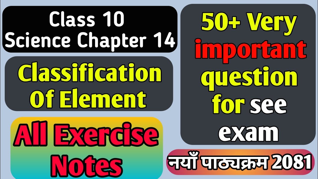 Classification of Elements || Class 10 Science Chemistry || Periodic Tables | Configuration ...