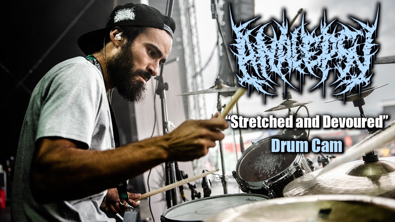 ANALEPSY "STRETCHED AND DEVOURED" | DRUM CAM (LIVE) #analepsy # ...