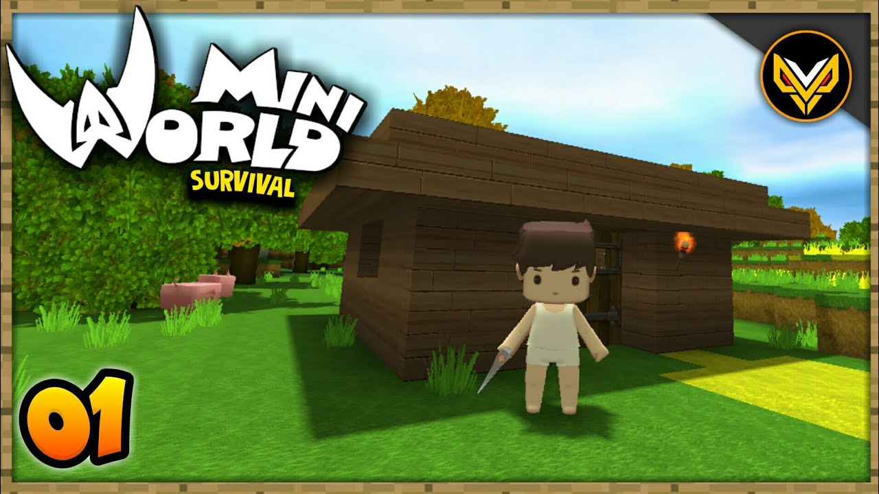 SURVIVAL BARU MENGGEMASKAN | Mini World : Block Art Survival 01! - YouTube