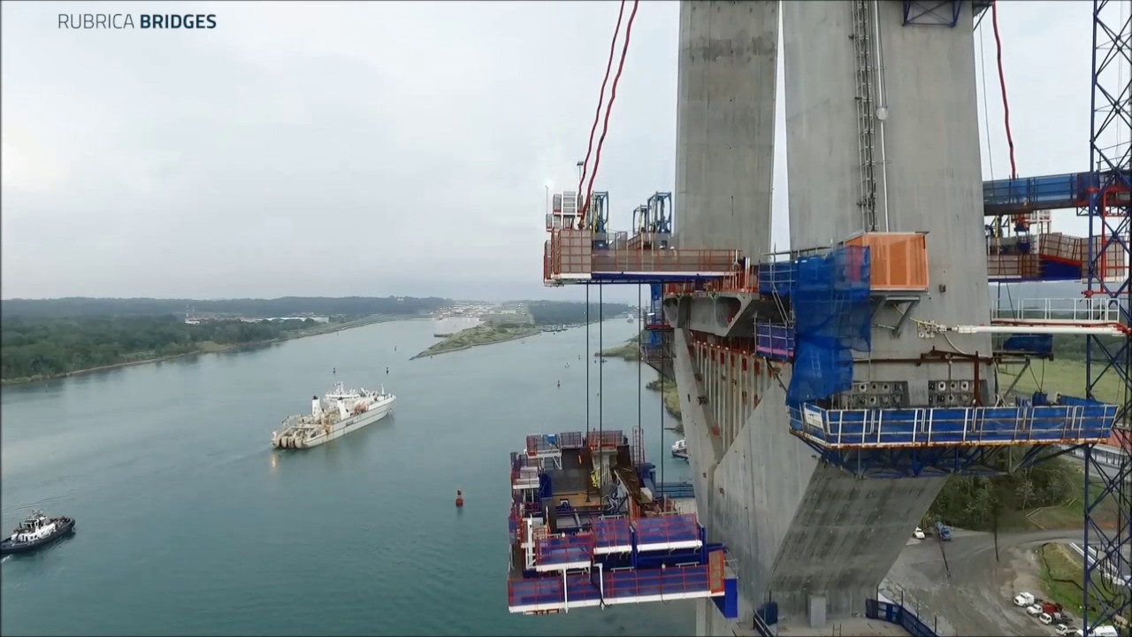 ATLANTIC BRIDGE (Panamá) (video 3): Travelers First Lifting - YouTube