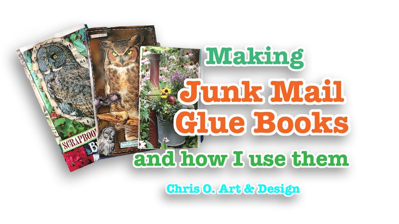Making Junk Mail Glue Books and how I use them - Have fun gluing ...