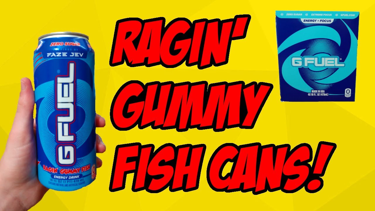 BEST GFUEL FLAVOR NOW IN A CAN?! Ragin Gummy Fish Gfuel Can Honest ...