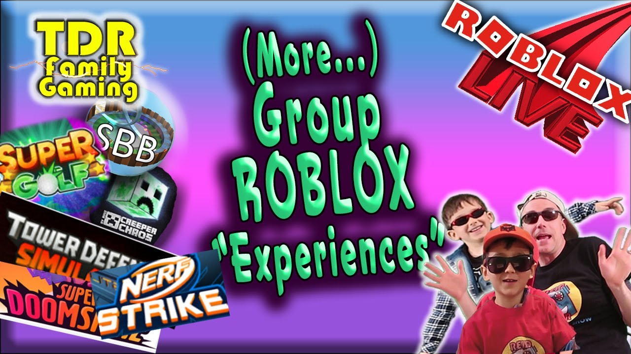 More GAMES! - ROBLOX GROUP EXPERIENCES! - Roblox Live Stream - YouTube