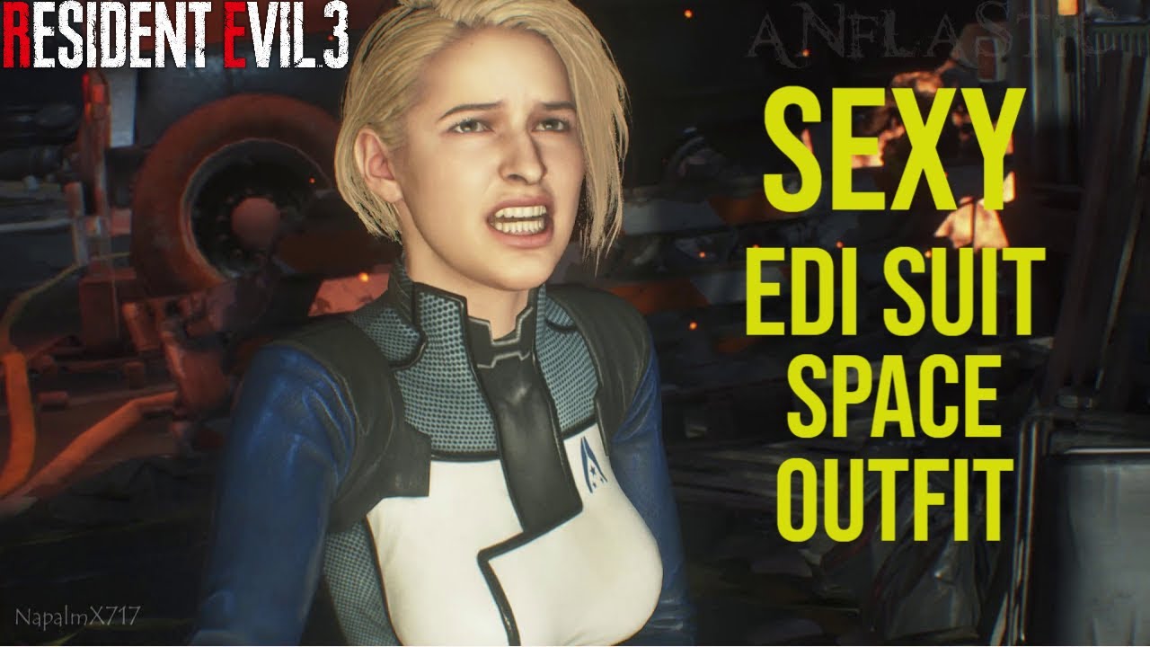 (SEXY MODS) - RESIDENT EVIL 3 REMAKE -SEXY SPACE EDI SUIT OUTFIT - JILL ...