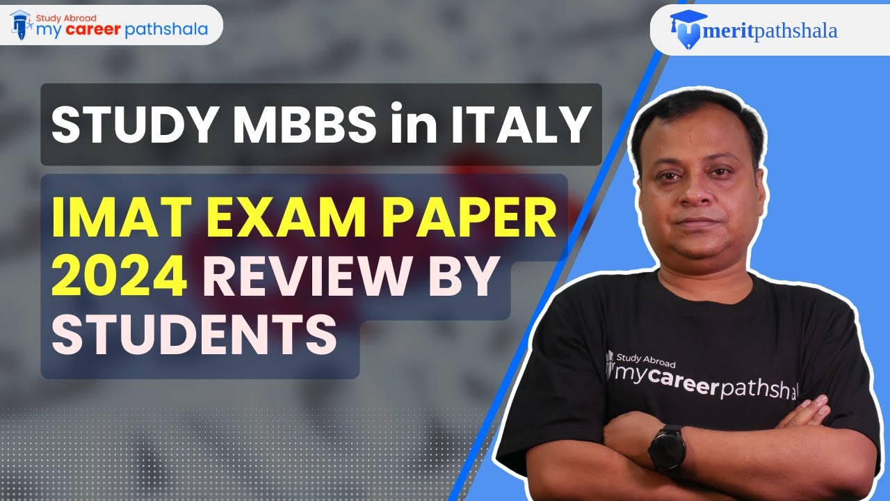 IMAT Exam Paper 2024 Review by Students- MBBS in ITALY - YouTube