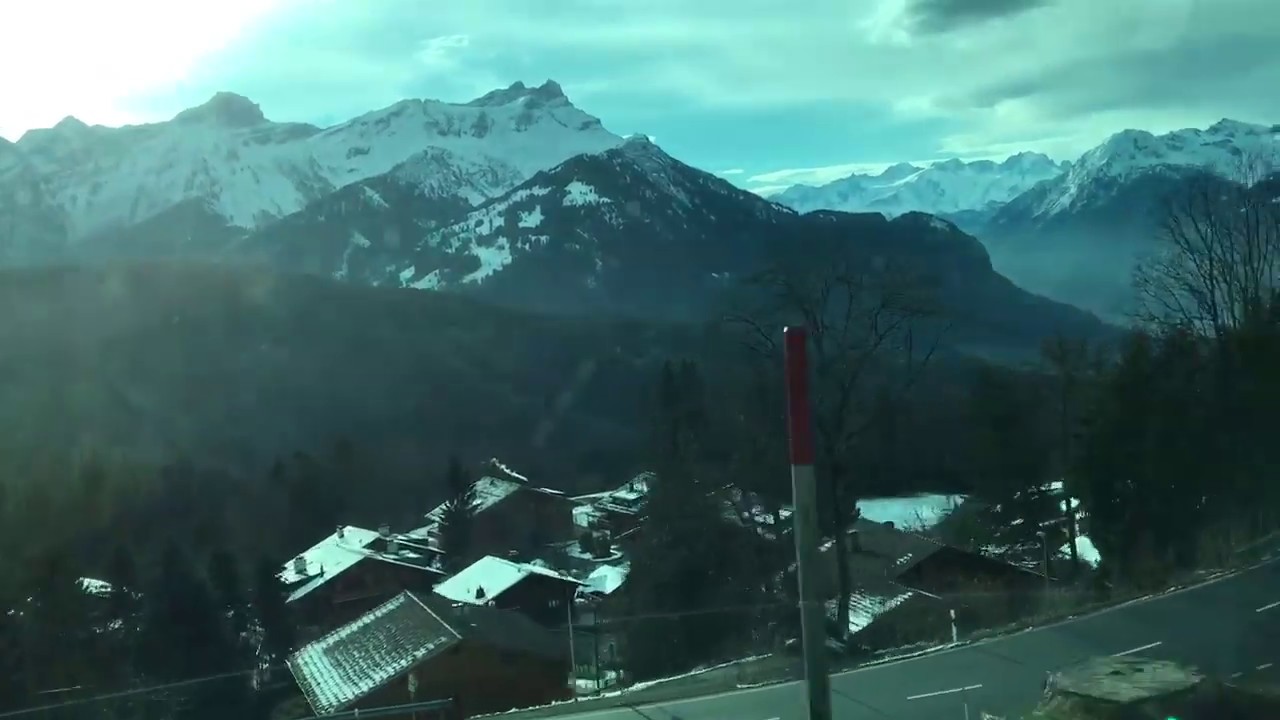 BEAUTIFUL DRIVE THROUGH SWISS ALPS. Driving Through Switzerland. - YouTube