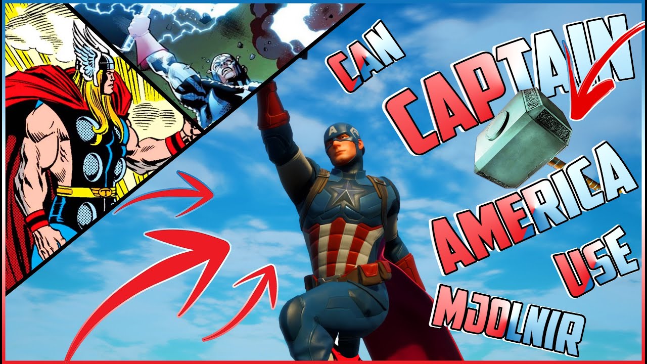 Can Captain America use Mjolnir Thor's Pickaxe? (Fortnite Season 4 ...