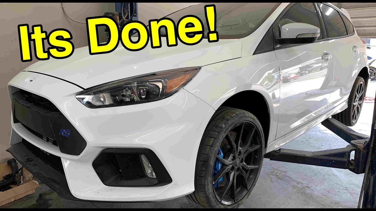 Samcrac's Salvage Ford Focus RS Is Rebuilt!Time for drift mode! - YouTube
