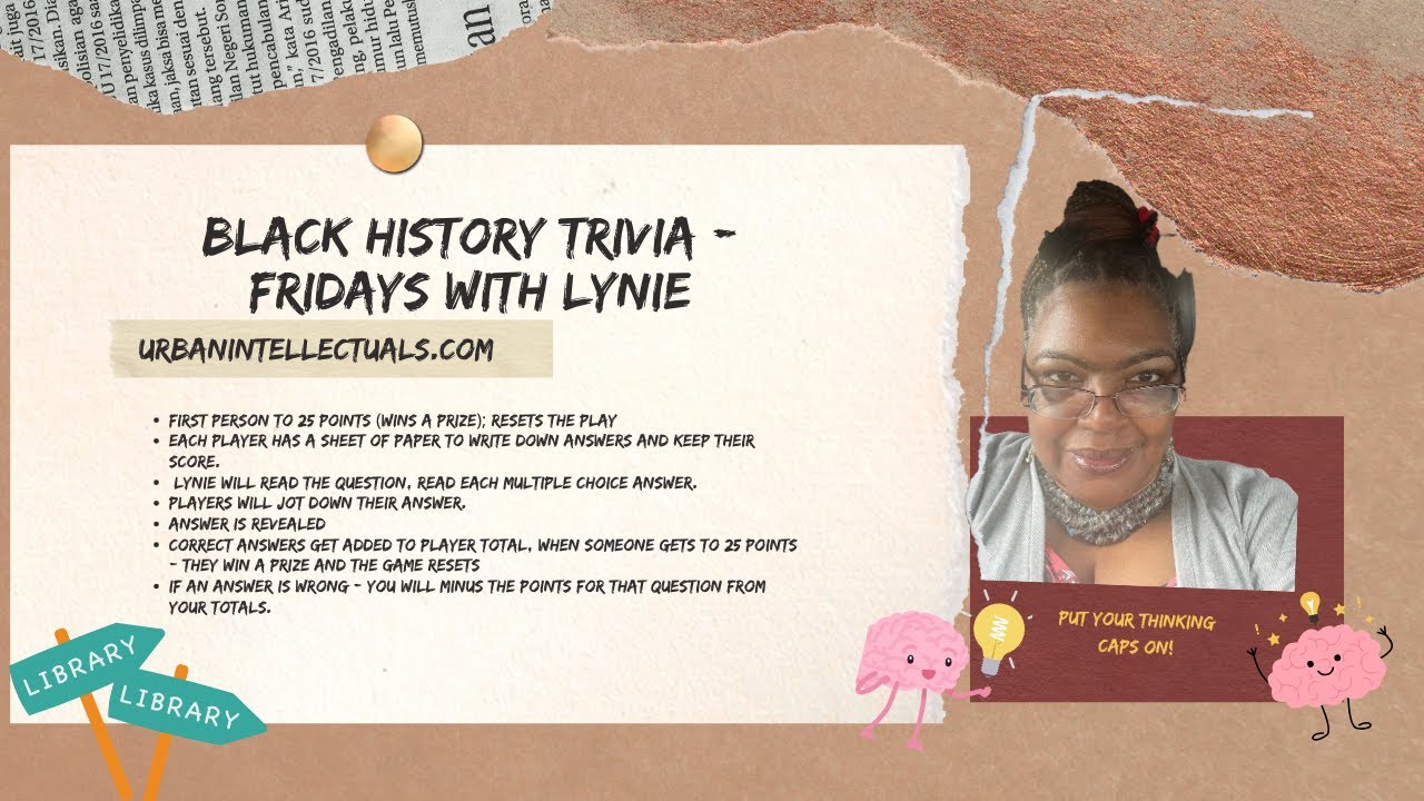 Back History Trivia - Fridays with Lynie | 8-5-24 | Lynie's Pinkhouse ...
