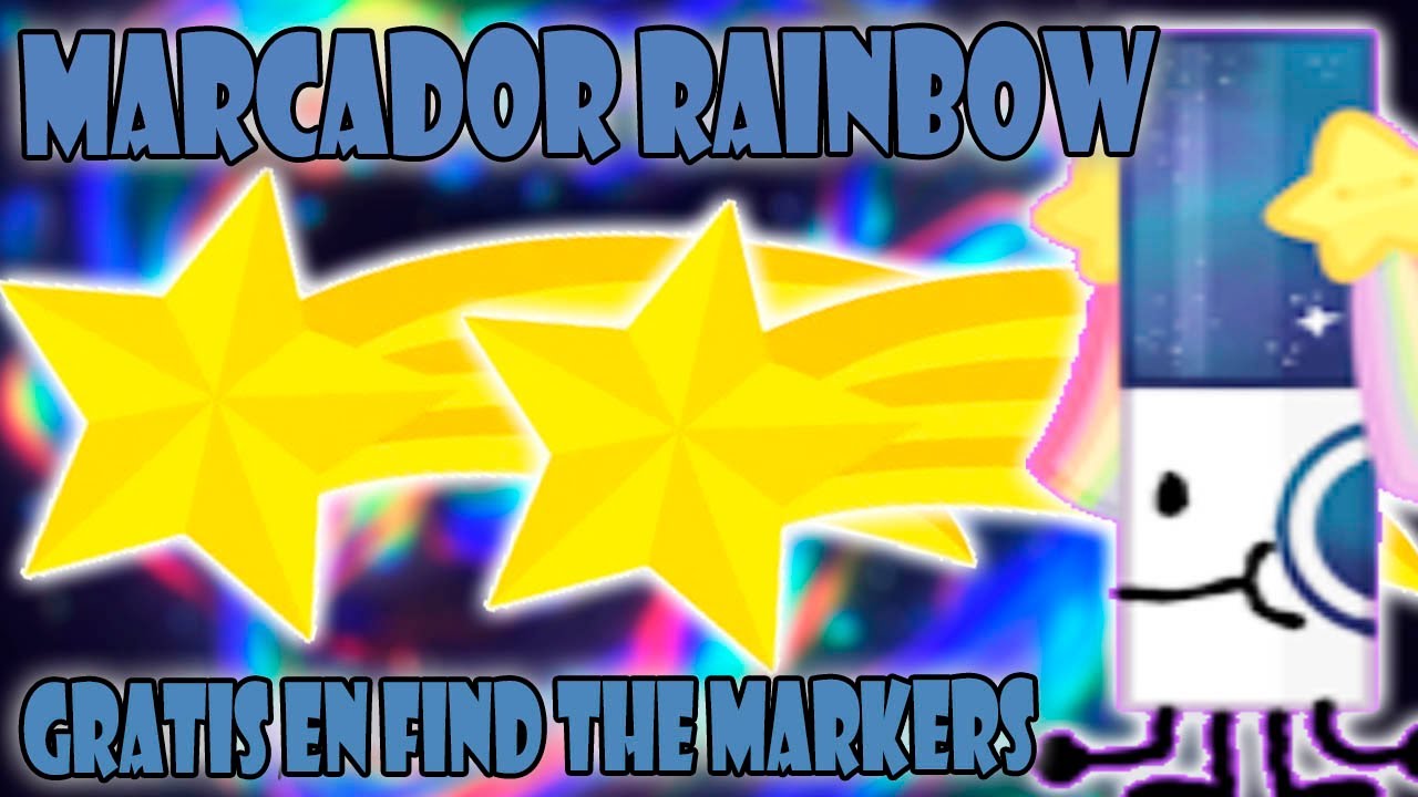 COMO CONSEGUIR MARCADOR RAINBOW ROAD EN FIND THE MARKERS - ROBLOX - YouTube