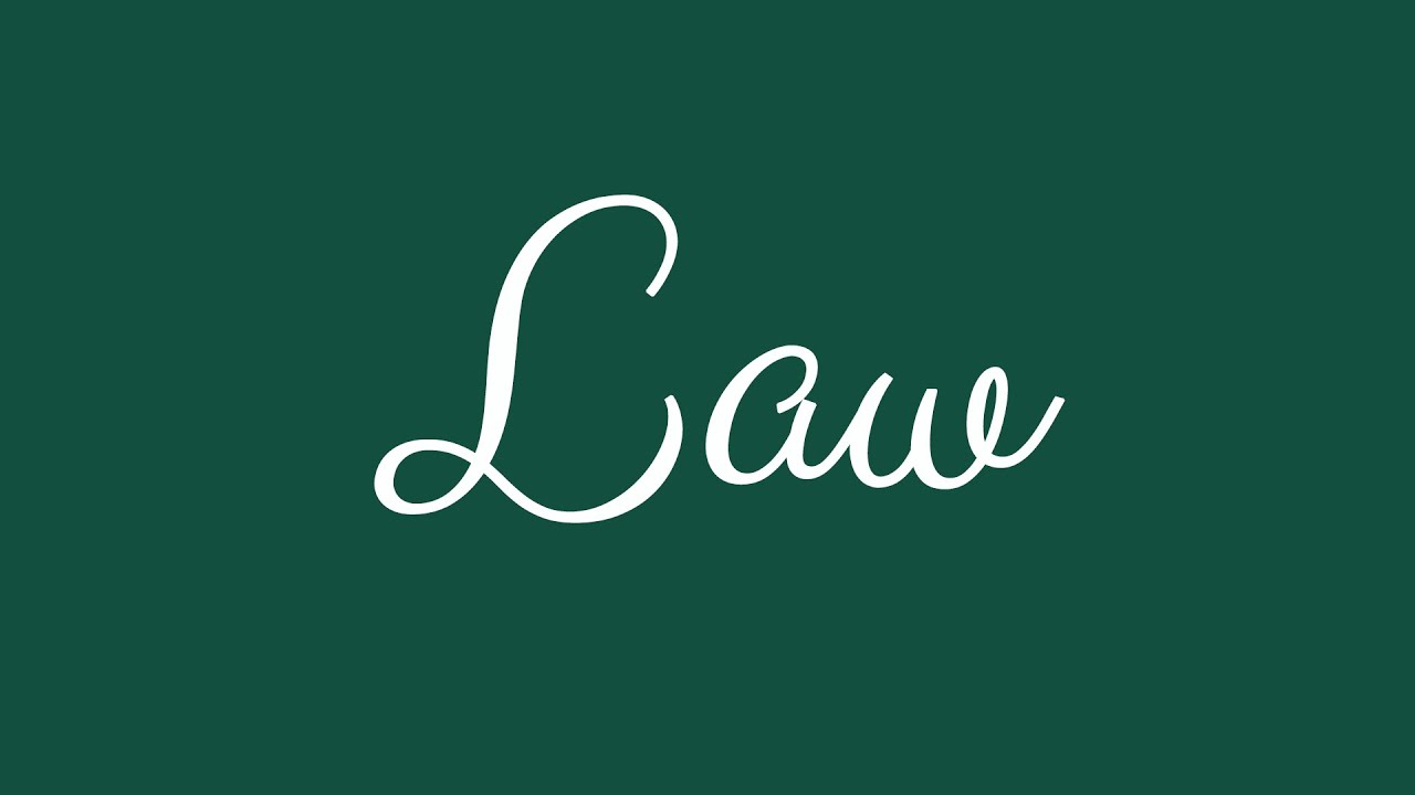 Learn How To Sign The Name Law Stylishly In Cursive Writing YouTube learn-how-to-sign-the-name-law-stylishly-in-cursive-writing-youtube