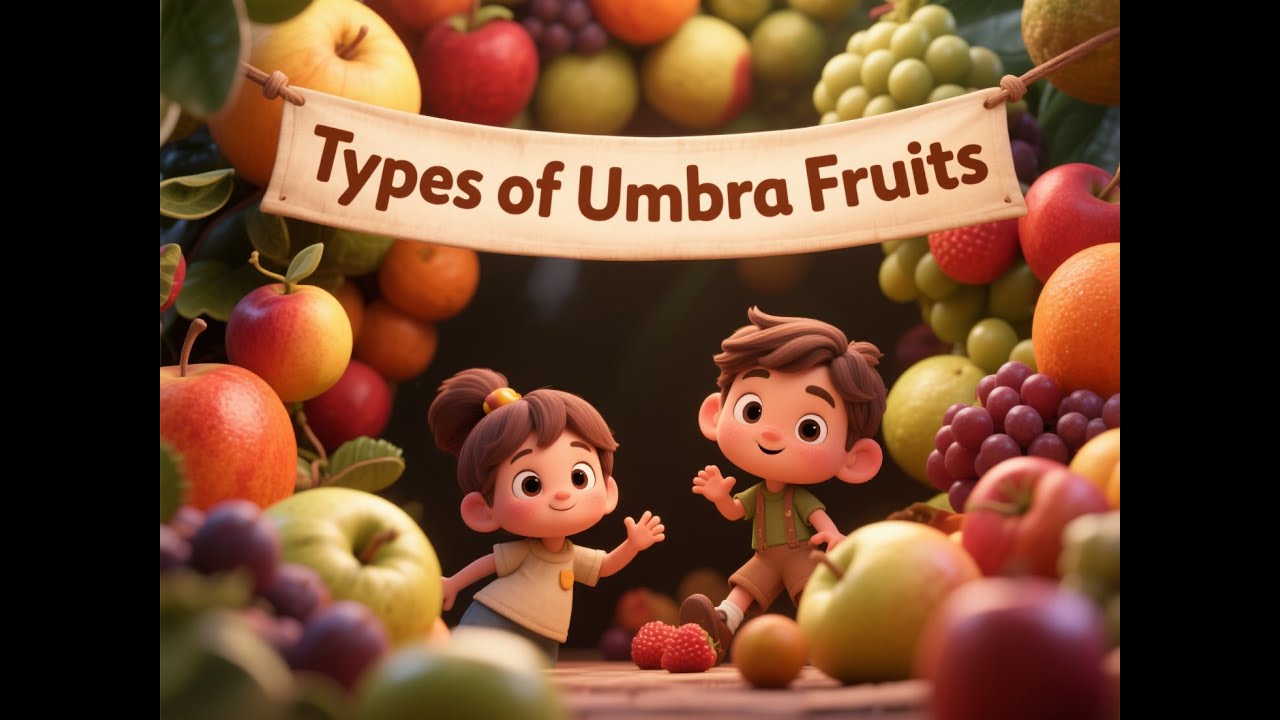 Let’s Learn Fruits! -Learning About Umbra Fruit - YouTube