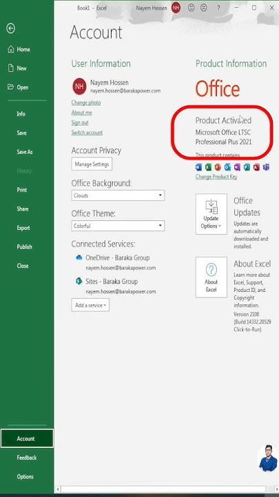 How to check Microsoft office version #excel #office #msoffice - YouTube