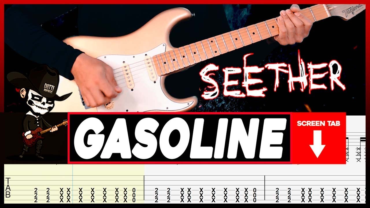 【SEETHER】[ Gasoline ] cover by Masuka | GUITAR LESSON - YouTube