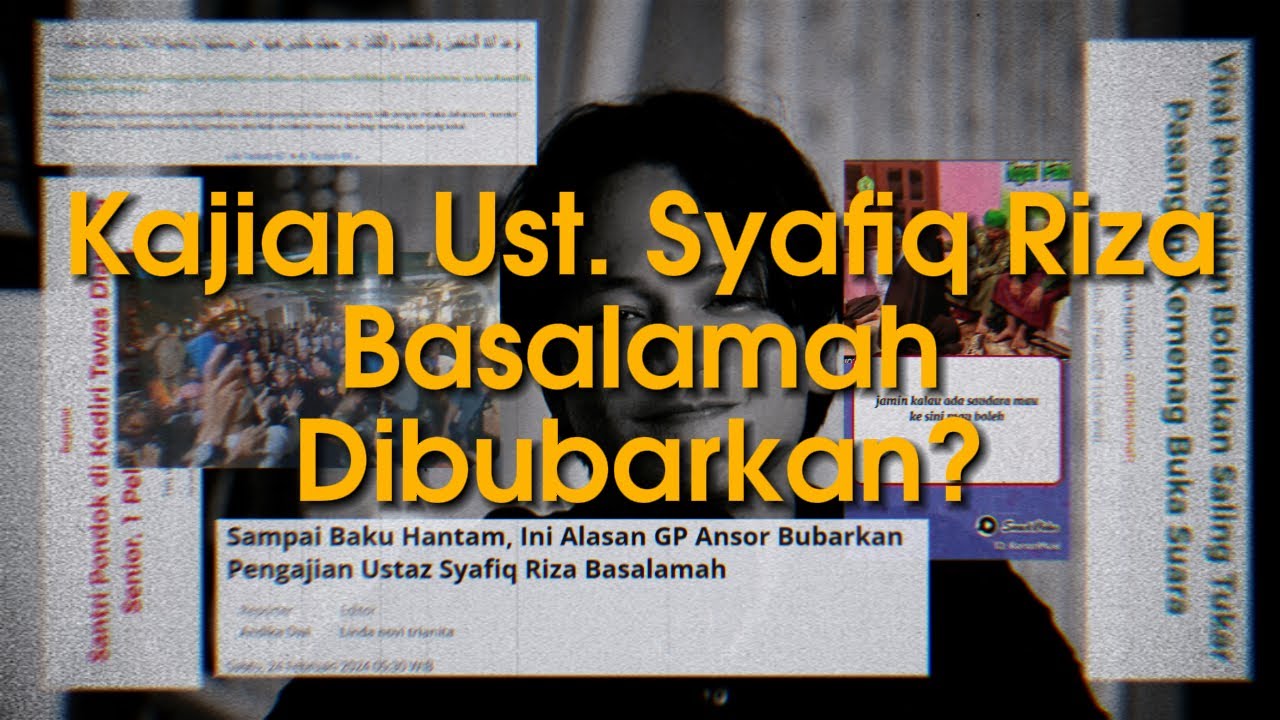 Kajian Ust. Syafiq Riza Basalamah Dibubarkan? - YouTube