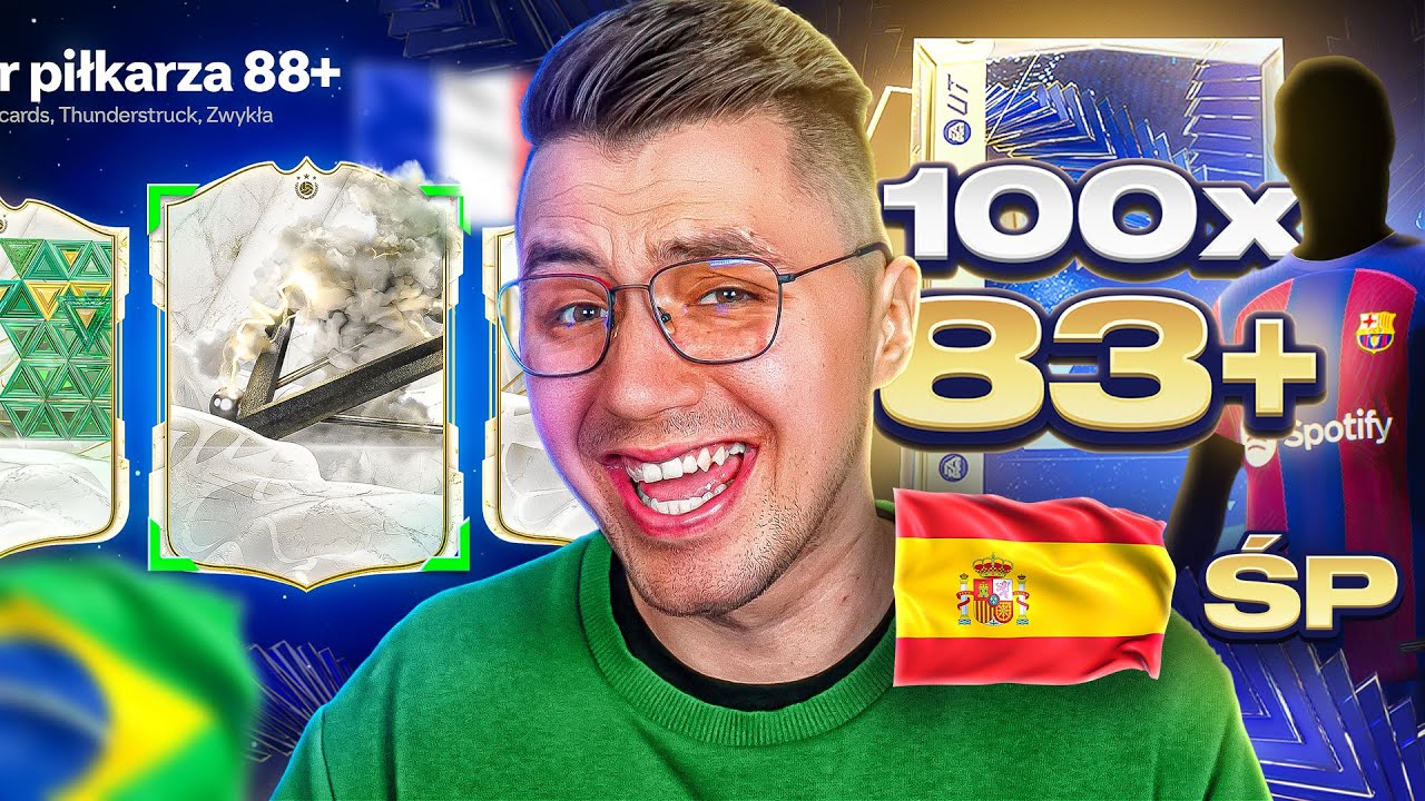BOOM! OTWORZYŁEM 100x 83+, 30x84+ i ICON PICK 88+ 🤯 FC 24 - YouTube
