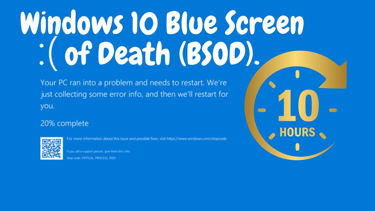 Windows 10 Blue Screen of Death 💻 | 10 HOURS of REAL BSOD! 4K ...