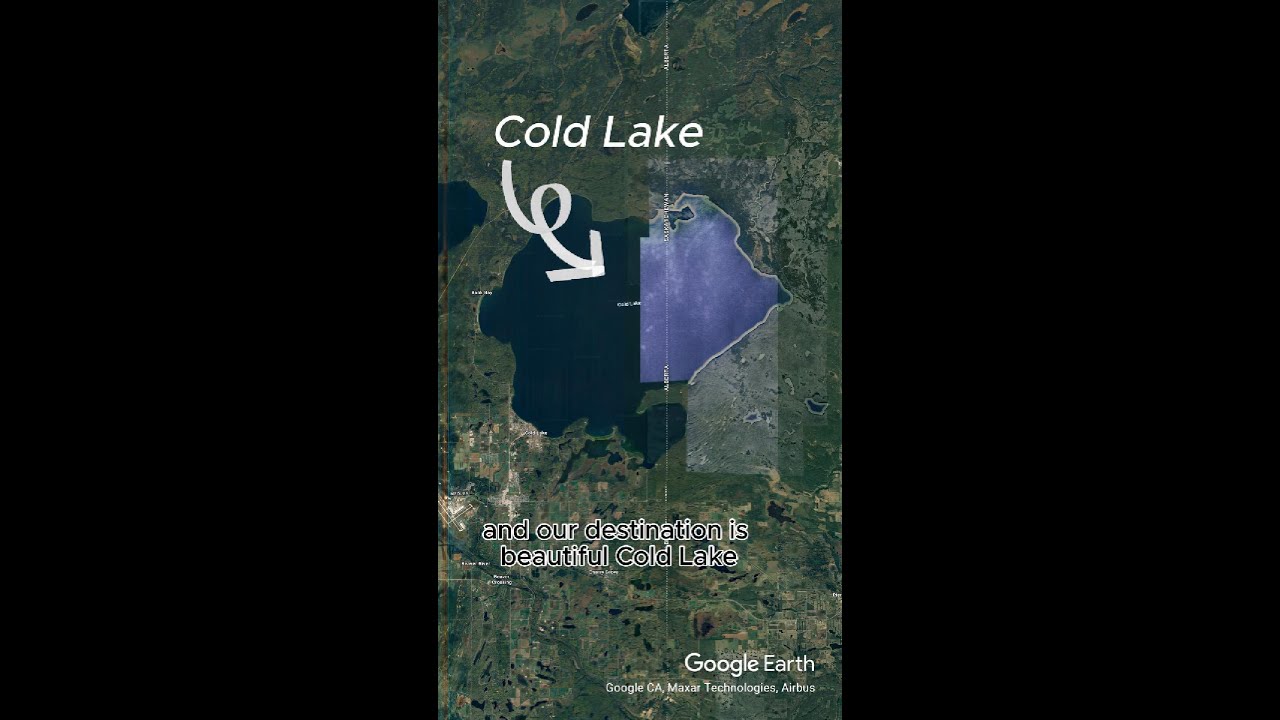 Map of the day - Cold Lake Alberta Saskatchewan - YouTube