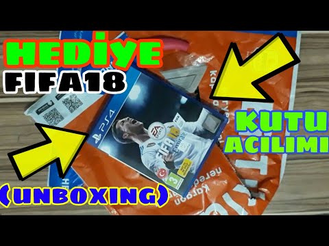 HEDİYE GELEN FİFA18 KUTU ACILIMI PS4