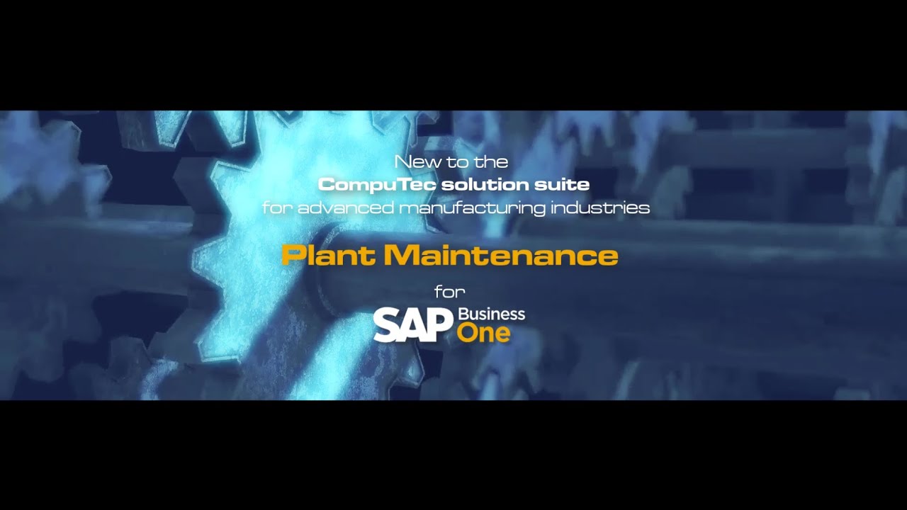CompuTec ProcessForce Plant Maintenance - YouTube