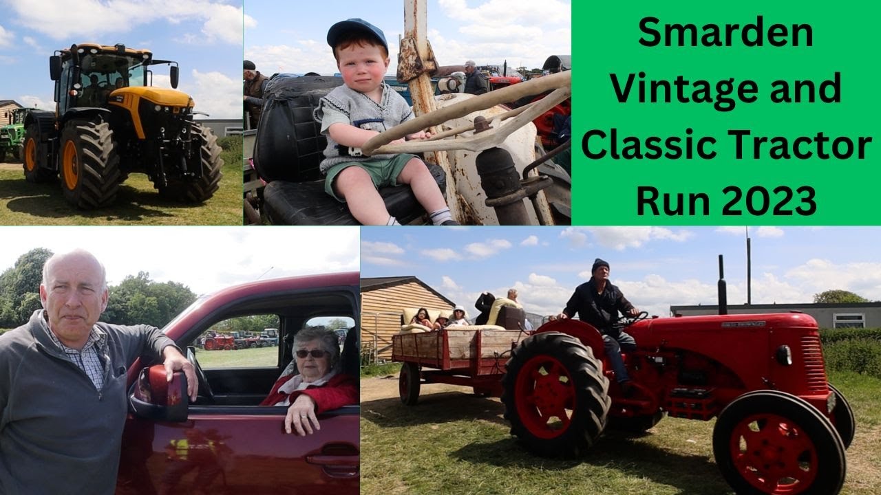 Smarden Vintage and Classic tractor run part 3 - YouTube
