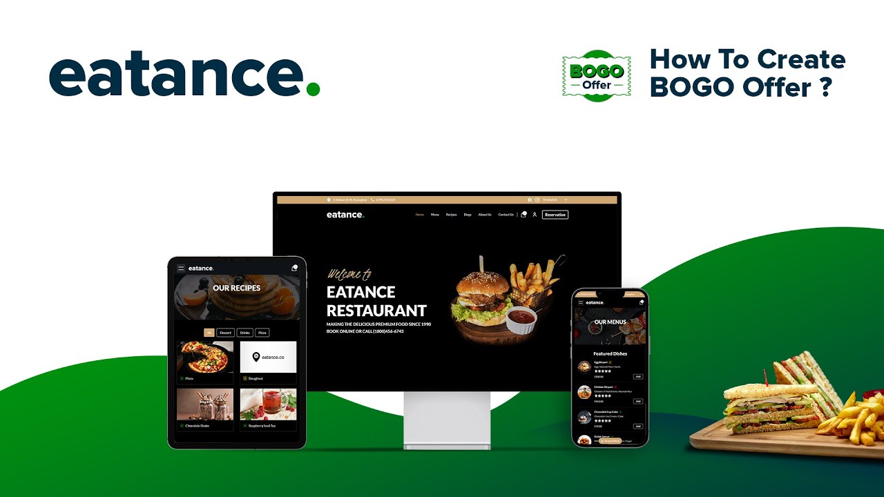 How To Create BOGO Offer? | Eatance Restaurant Website Builder - YouTube