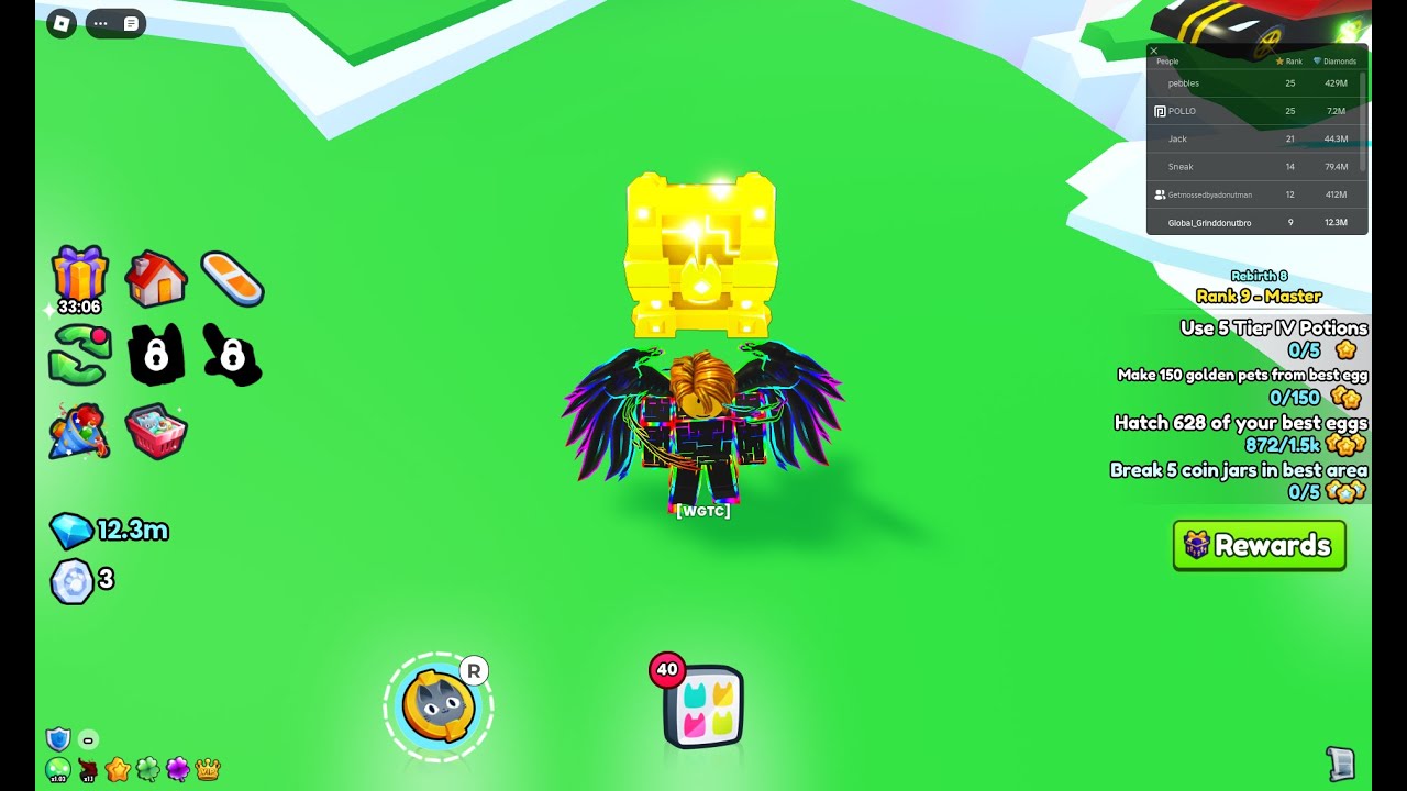 TODAY I GOT A HUGE GOLDEN TECH CHEST MIMIC IN PET SIM 99 - YouTube