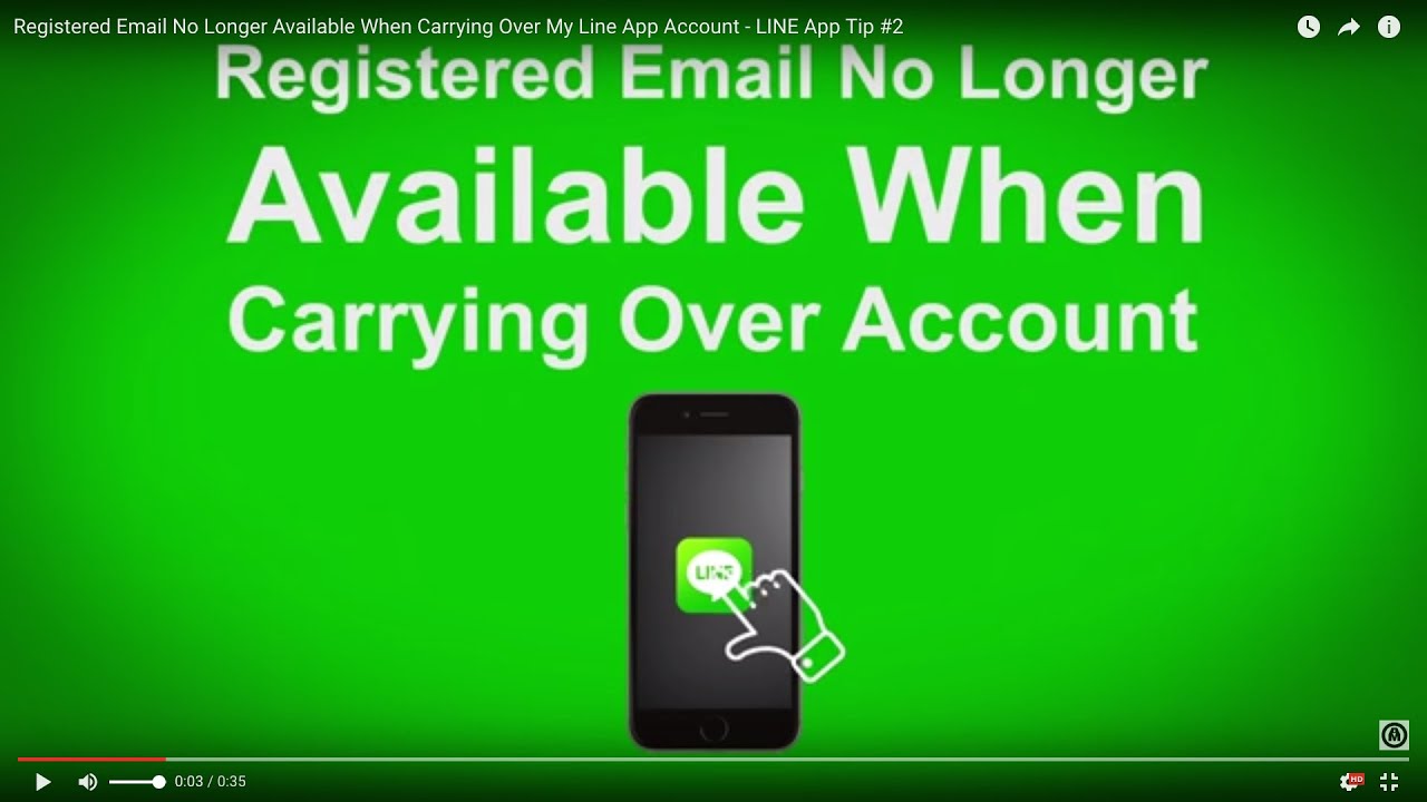 Registered Email No Longer Available When Carrying Over My Line App ...