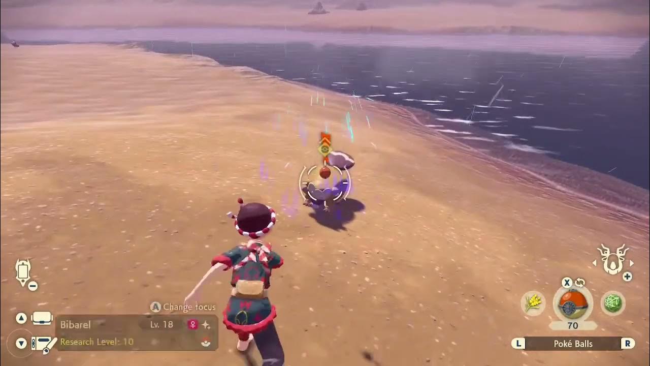 Pokemon Legends Arceus: Shiny Bibarel - YouTube