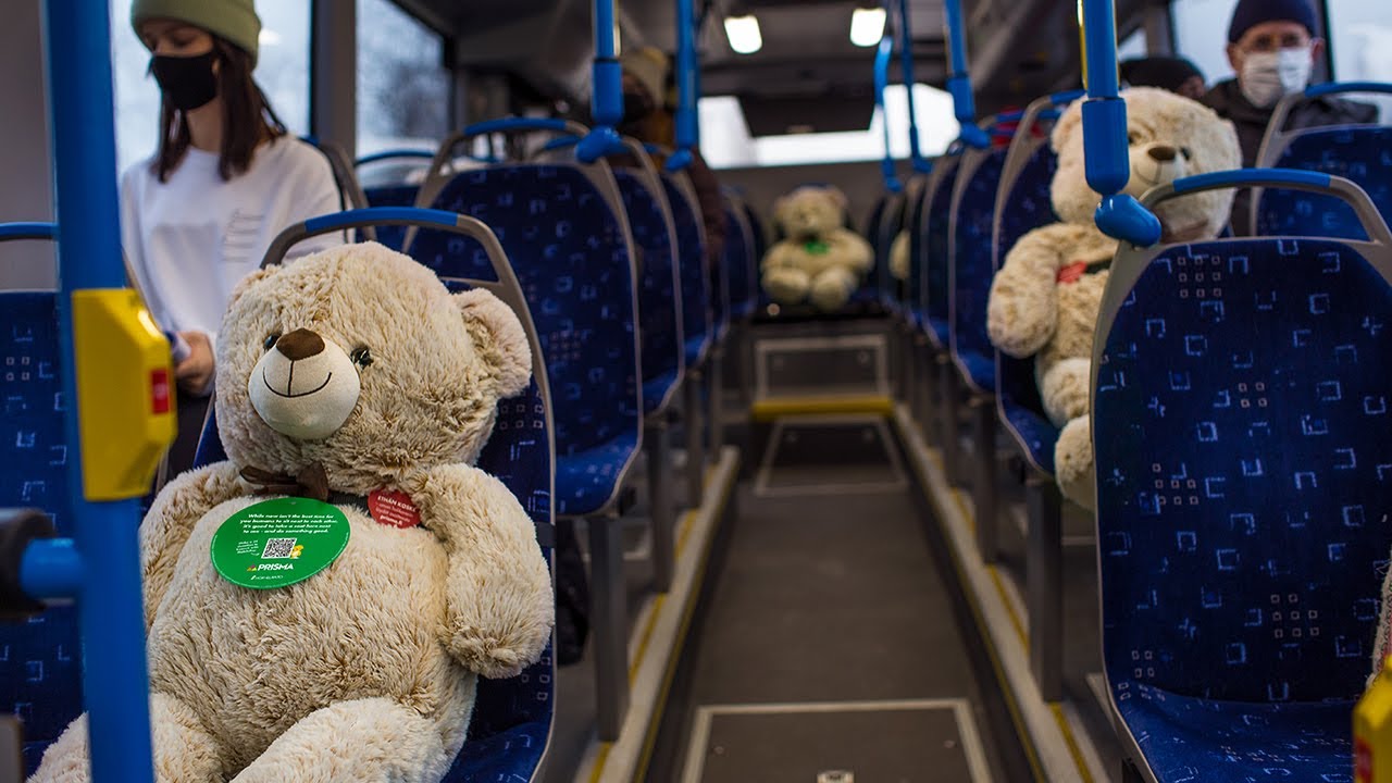 Prisma Finland - Social distancing managed by plushies - YouTube