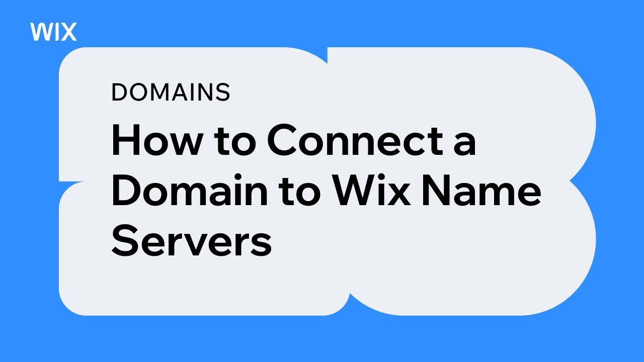 Domains | Connect a Domain to Wix Name Servers - YouTube