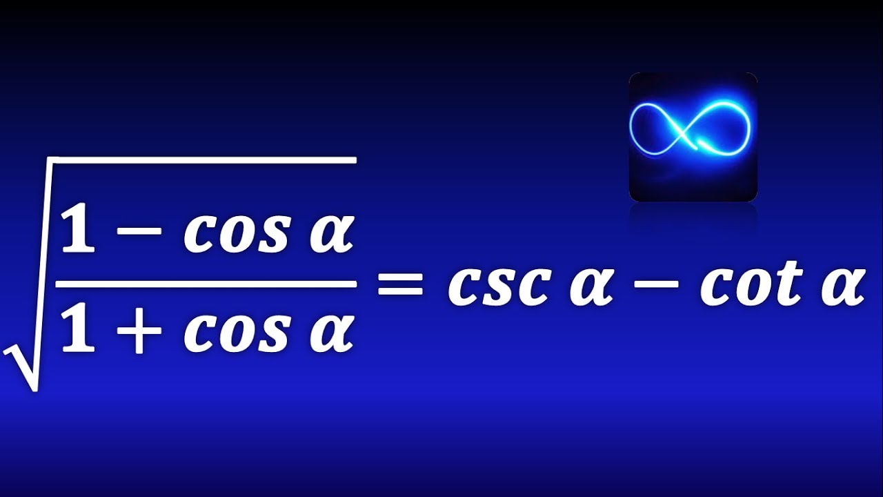 Demostración de una identidad trigonométrica (cosecante, cotangente ...