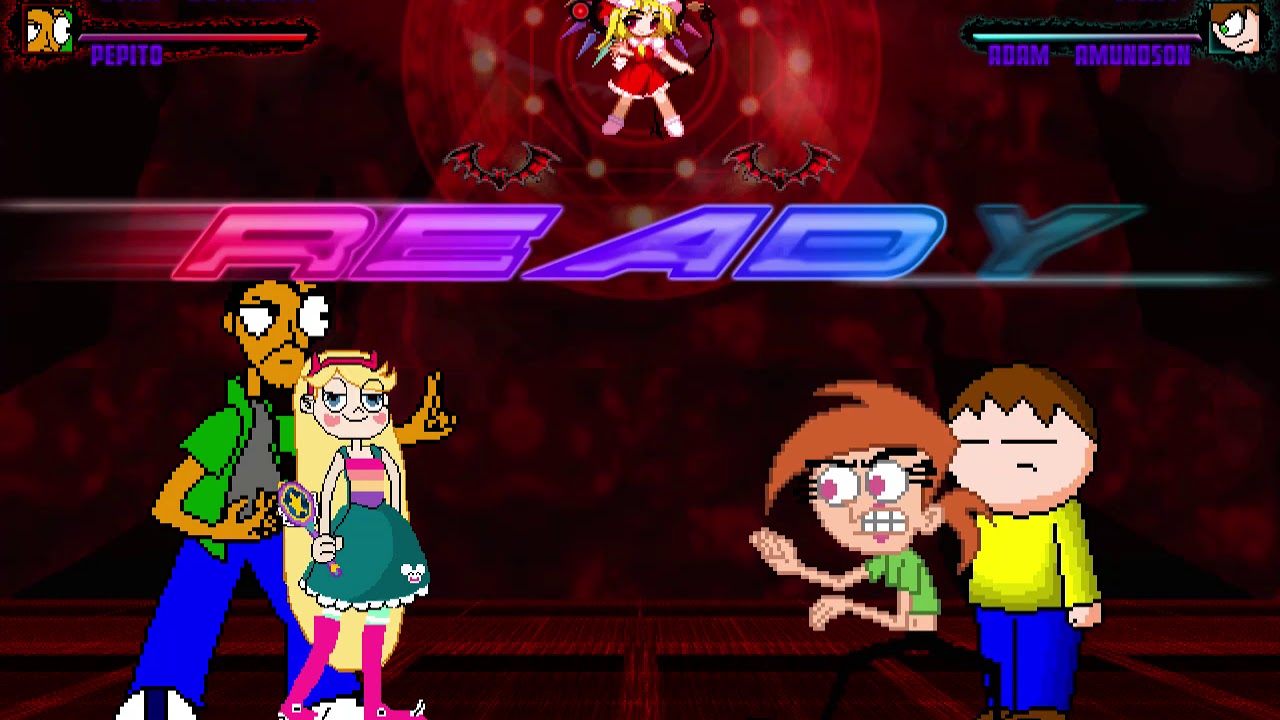 Mugen Request Star Butterfly & Pepito vs Vicky & Adam Amundson - YouTube