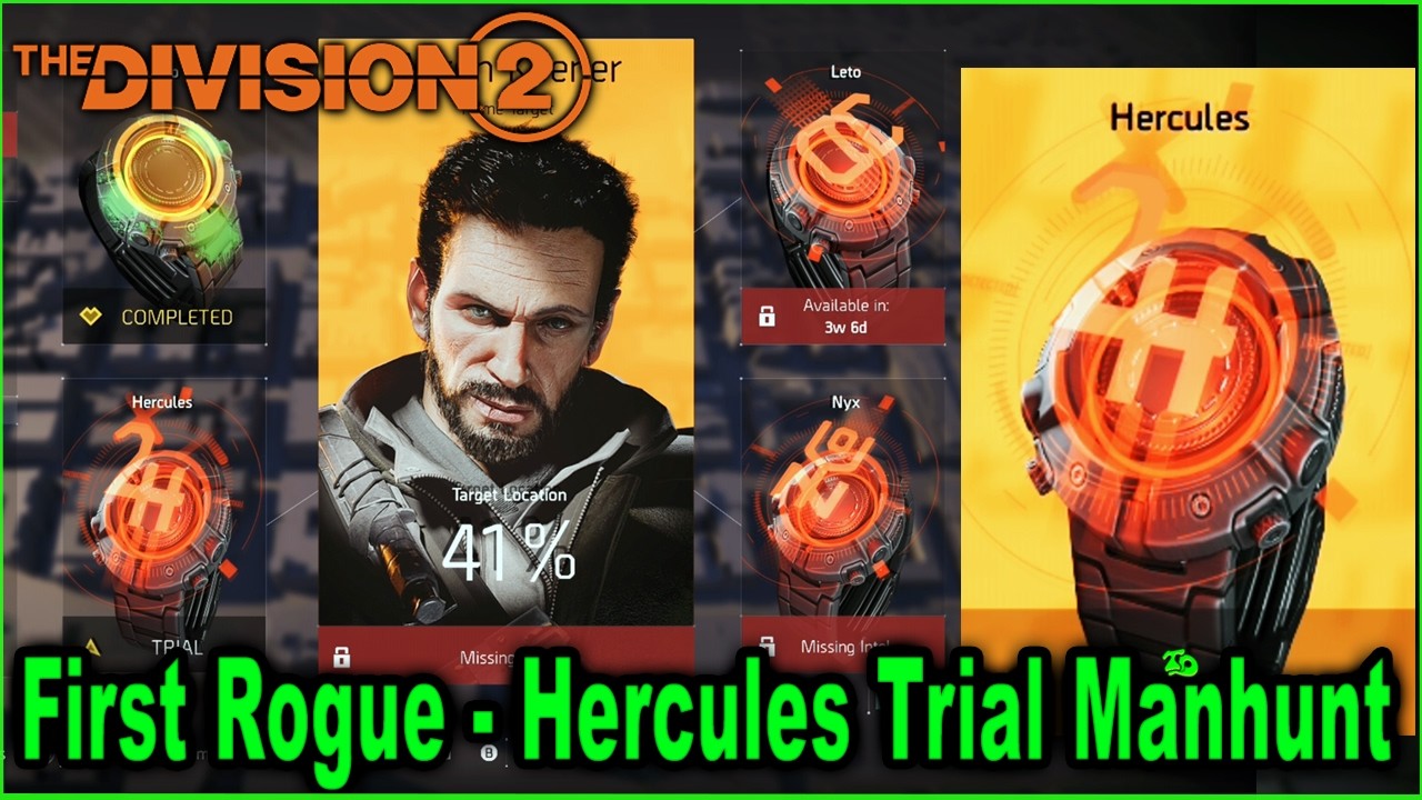 Year 6 Season 1 Hercules Trials Manhunt - First Rogue Aaron Keener The ...