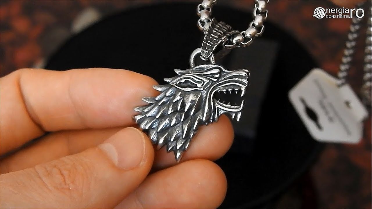Pandant Medalion Pandantiv Lup Dracon Dacic INOX - cod PND172 - YouTube