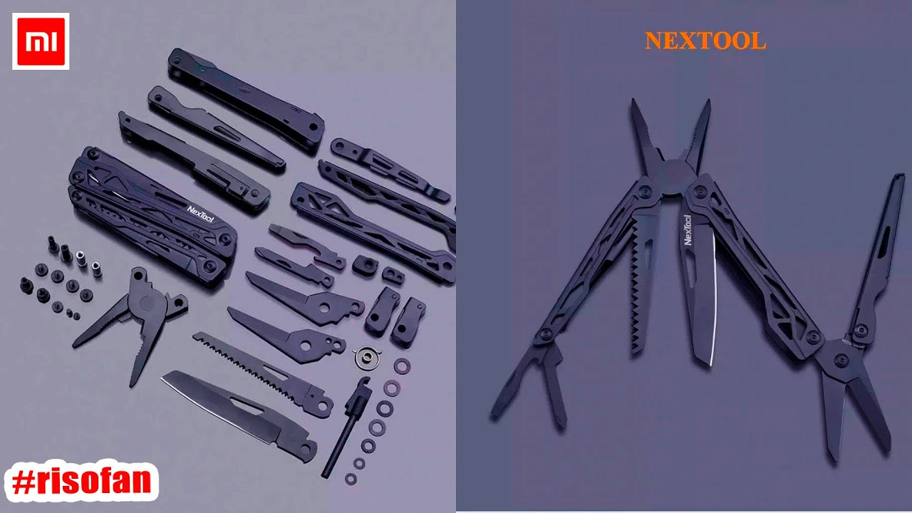 Xiaomi Nextool Multifunction Knife Black. - YouTube