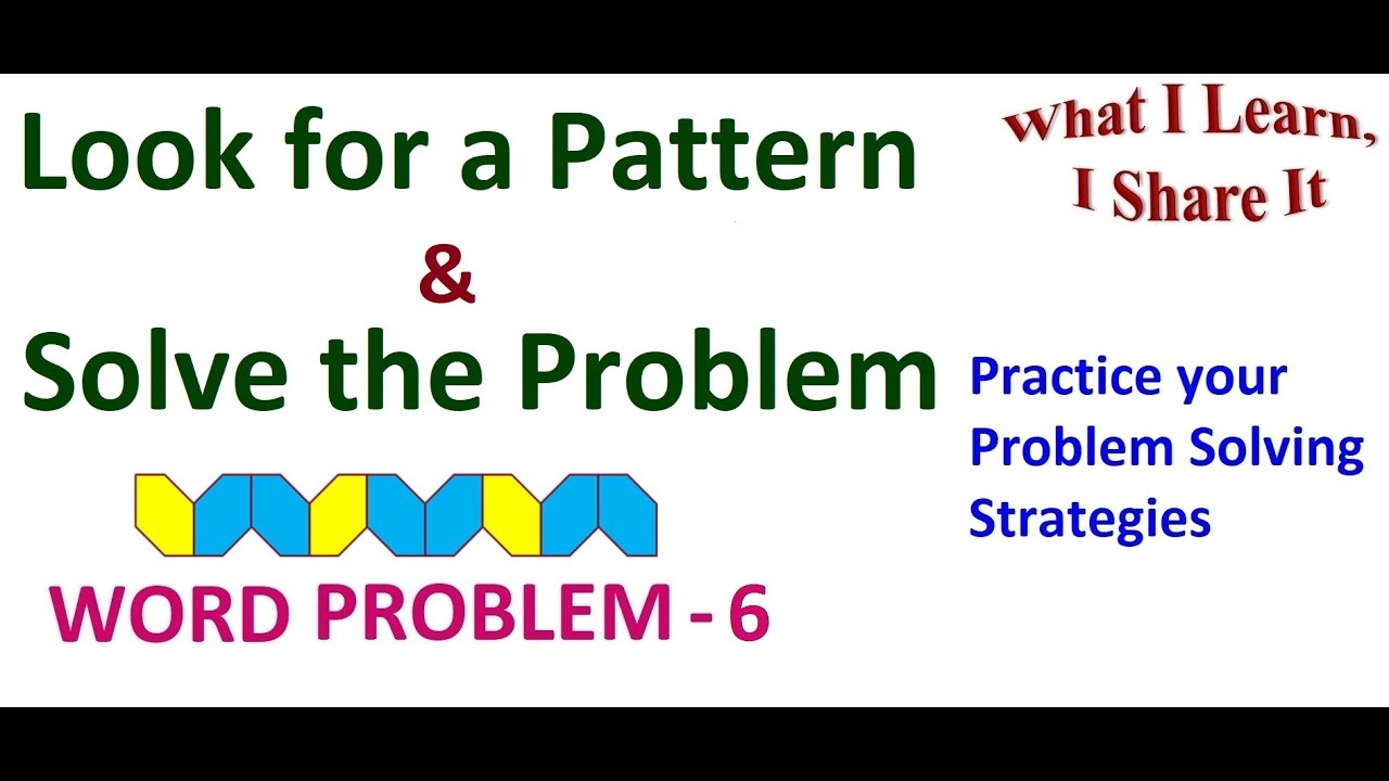 Pattern Finding Word Problem For Grade 1 To Grade 4 Problem Solving pattern-finding-word-problem-for-grade-1-to-grade-4-problem-solving