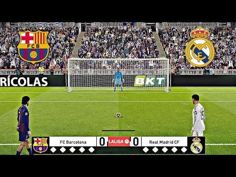 BARCELONA VS REAL MADRID FULL PENALTY SHOOTOUT | BAR VS RMA HIGHLIGHTS