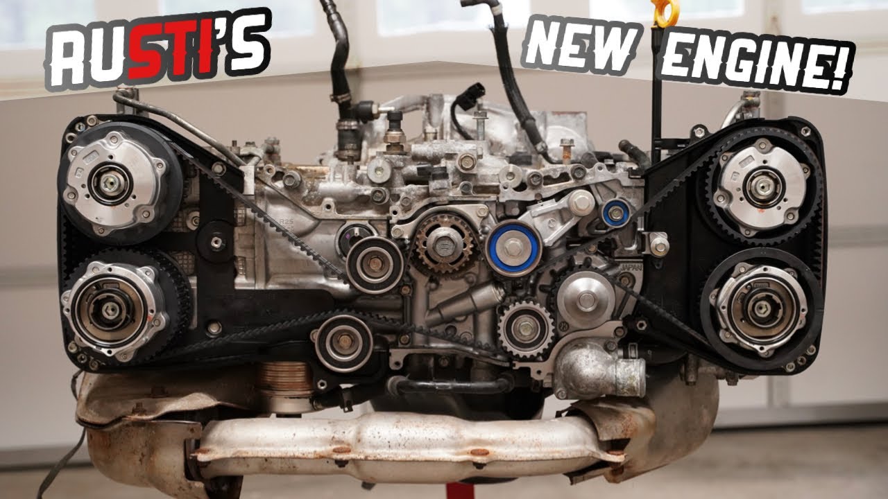 Assembling the NEW MOTOR for RuSTi (Abandoned STi Build EP. 6) - YouTube